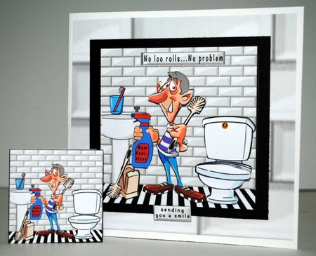No Loo Rolls - No Problem - Decoupage - Photo by Kristina Norbat