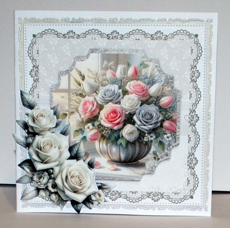 SILVER ANNIVERSARY FLOWERS - CUP1291159_57683 | Craftsuprint