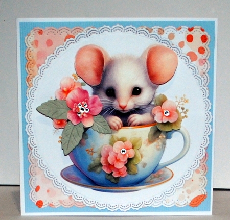 Teacup Mouse in Pastel Mix 1 - CUP1303592_442 | Craftsuprint