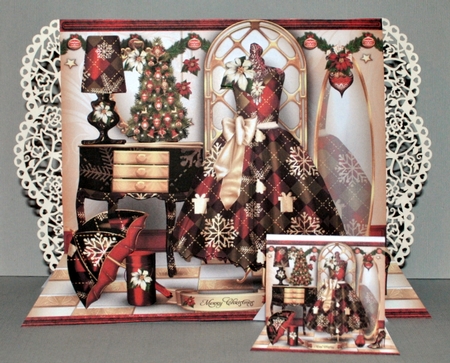 Christmas Dressing Room Card Mini Kit - CUP725658_1641 | Craftsuprint