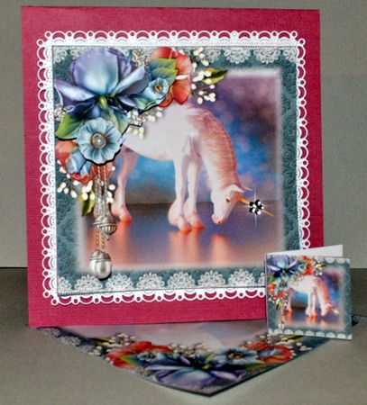 The Unicorn Card Front Kit - CUP755959_1483 | Craftsuprint