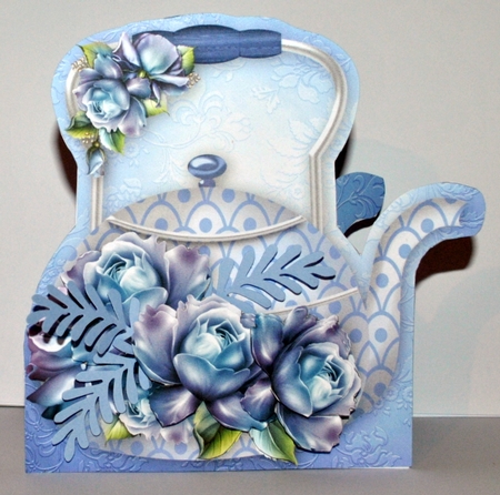 Blue Roses - Kettle Card Mini Kit - CUP784960_1648 | Craftsuprint