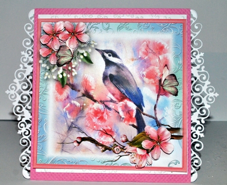A Spring Song Bird Card Front Kit - CUP810975_1483 | Craftsuprint
