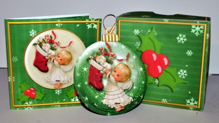 3D Bauble Card And Gift Box Kit GN.6 - CUP823186_1784 | Craftsuprint