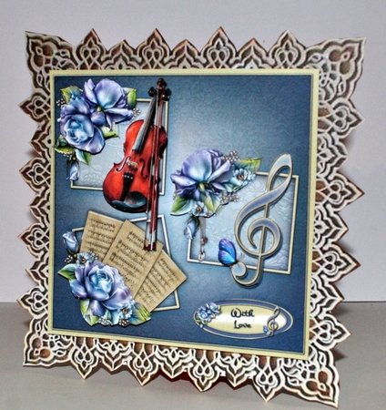 Floral Notes 8x8 Mini Kit - CUP863615_1884 | Craftsuprint