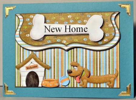 Cute Sausage Dog Welcome New Home Envelope Card Front - Photo by ...