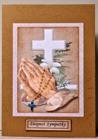Sympathy Praying Hands - CUP211363_1209 | Craftsuprint