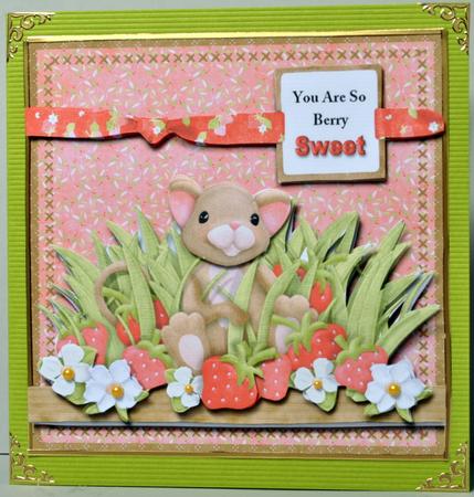 You Are So Berry Sweet Strawberry Mouse Card Front - CUP216875_880 ...