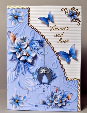 Shape Card Design in Beautiful Bleu - CUP283965_936 | Craftsuprint
