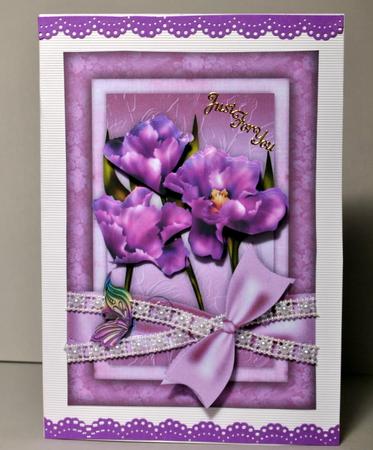 Perfect Petals in Purple Card Front with Step by Step - CUP303961_168 ...