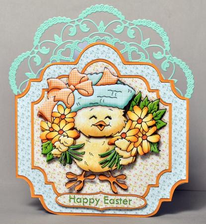 Easter Shape Card with Step by Step Decoupage - CUP308449_68 | Craftsuprint