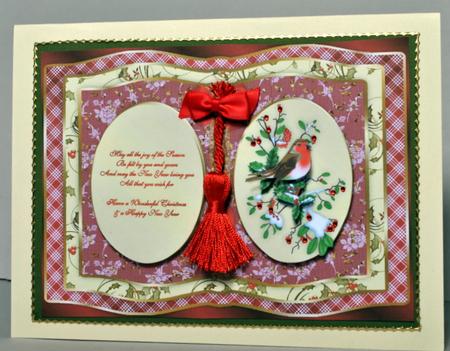 The Christmas Robin Book Card with Step by Step - CUP363609_168 ...