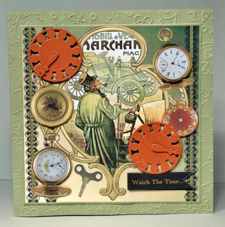 Art Deco Frame Male Card Vintage - CUP514802_936 | Craftsuprint