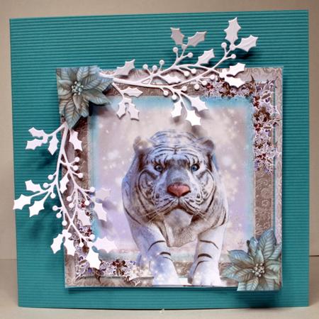 The White Tiger Card Front Kit - CUP648376_1483 | Craftsuprint