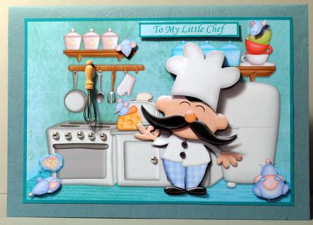 The Little Chef Topper and Decoupage - CUP152010_68 | Craftsuprint