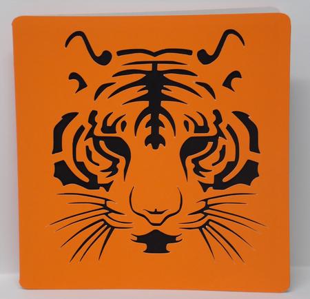 Tiger Card Cutting File - CUP708321_99 | Craftsuprint