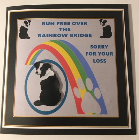 Pet loss over the rainbow bridge - CUP1083484_2606 | Craftsuprint