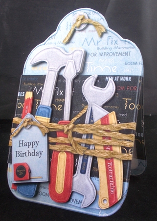 Tool Tag Shaped Card Mini Kit - CUP1048281_72307 | Craftsuprint