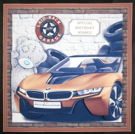 Tatty Teddy Garage for Male Birthday or Fathers Day - Photo by Linda Short