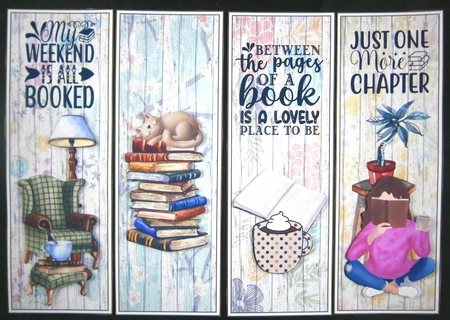 Reading 4 x Bookmarks - CUP1148816_719 | Craftsuprint
