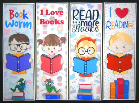 I love reading children 4 x bookmarks sheet 2 - CUP1152358_719 ...