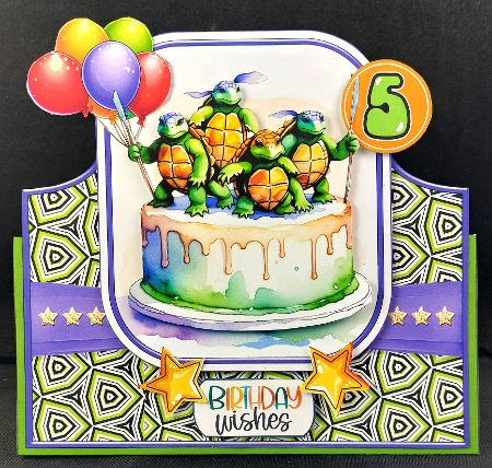 Happy Birthday to You Cake Tent Card-7 - Photo by Linda Short