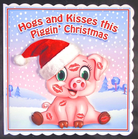 Hogs and Kisses this Piggin Christmas - CUP724402_1443 | Craftsuprint