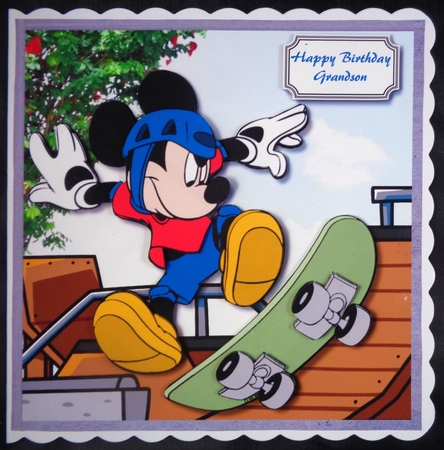 Mickey mouse on skateboard park - CUP852859_43516 | Craftsuprint