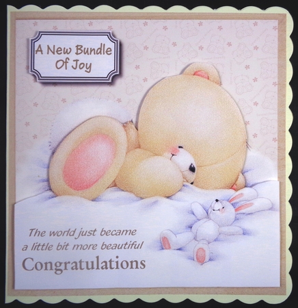 Forever friends new baby girl/boy - CUP860909_43516 | Craftsuprint