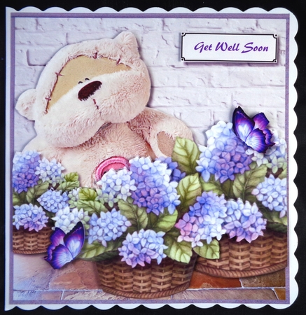 Fizzy Moon bear with flower baskets for various occasions - CUP887006 ...
