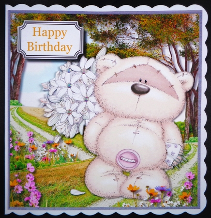 Fizzy Moon bear with flowers - CUP937494_43516 | Craftsuprint