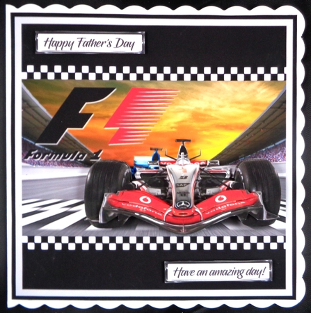 Formula 1 card front - CUP970027_566 | Craftsuprint