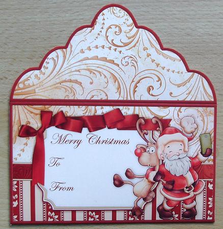 Christmas Money Wallet Santa Selfie - CUP586007_68 | Craftsuprint