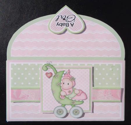 Baby Girl Buggy Money Wallet - CUP642640_2053 | Craftsuprint