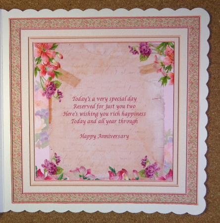 Happy Anniversary Insert 1 - Photo by Linda Short