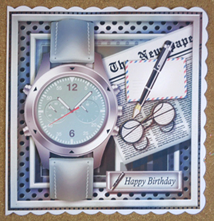 Male Watch Card Mini Kit - CUP669714_1641 | Craftsuprint