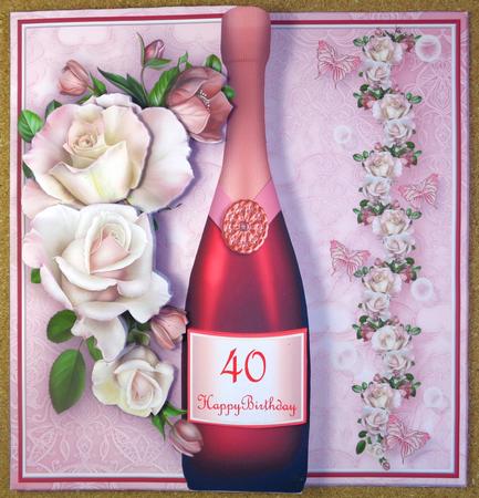 Pink Champagne Offset Card Mini Kit - CUP679306_1648 | Craftsuprint