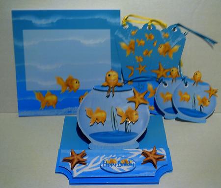 Fun Fishbowl and Fish Easel Card Kit - CUP540057_1446 | Craftsuprint