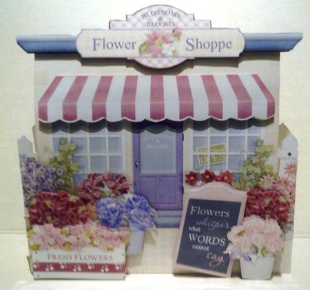 Flower Shop Shaped Card & Decoupage Kit - CUP555466_68 | Craftsuprint
