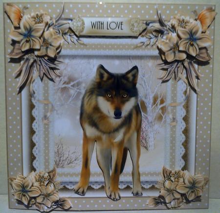The Wolf Card Front Kit - CUP629548_1483 | Craftsuprint