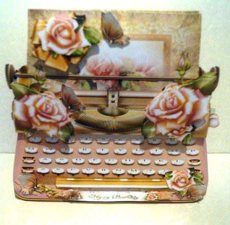 Beautiful Vintage Typewriters with Soft Roses - CUP600232_1641 ...