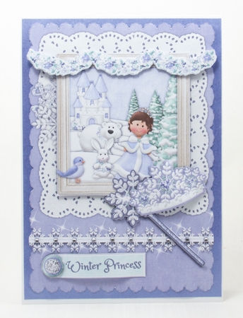 Winter Princess A5 Card Front - CUP748169_905 | Craftsuprint