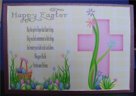 Two Large Easter Poem Toppers - CUP57586_614 | Craftsuprint