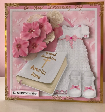 Girl Christening - Gift Pocket Card Mini Kit - CUP715004_1648 ...