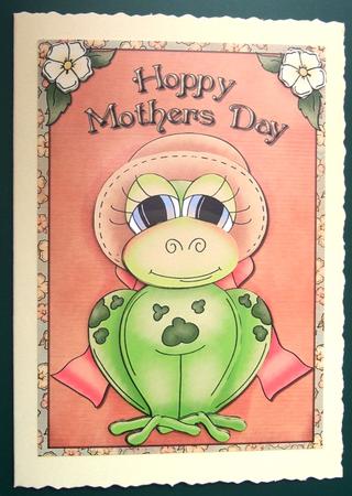 Hoppy Mothers Day Sweet Frog Card Front and Decoupage - CUP291154_38 ...