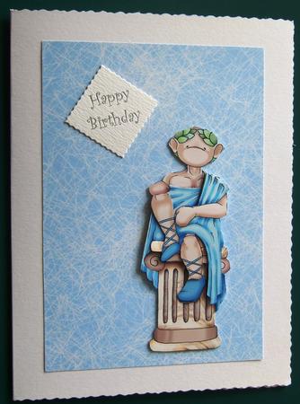 Seated Toga Doodles Large Image - CUP241452_353 | Craftsuprint