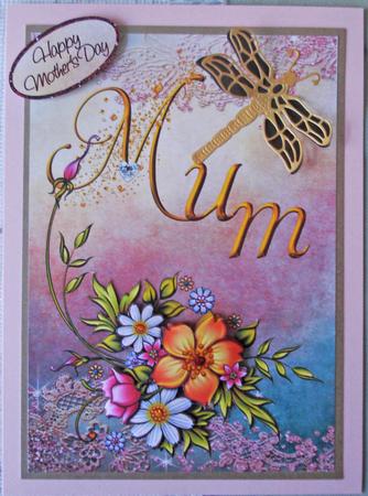A5 Butterfly & Flowers Mum Step by Step - CUP305897_443 | Craftsuprint