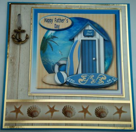 Surf Shack Square Card Front - CUP428921_1065 | Craftsuprint