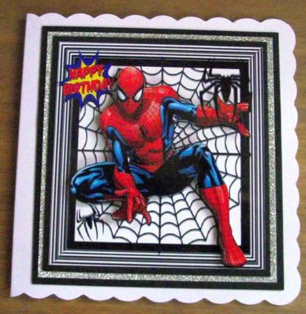 Spider Web Pyramids with Super Hero - CUP670154_415 | Craftsuprint