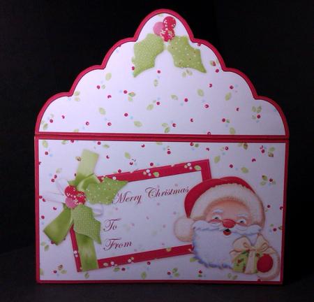 Christmas Money Wallet Envelope Santa Hugs - CUP380587_68 | Craftsuprint